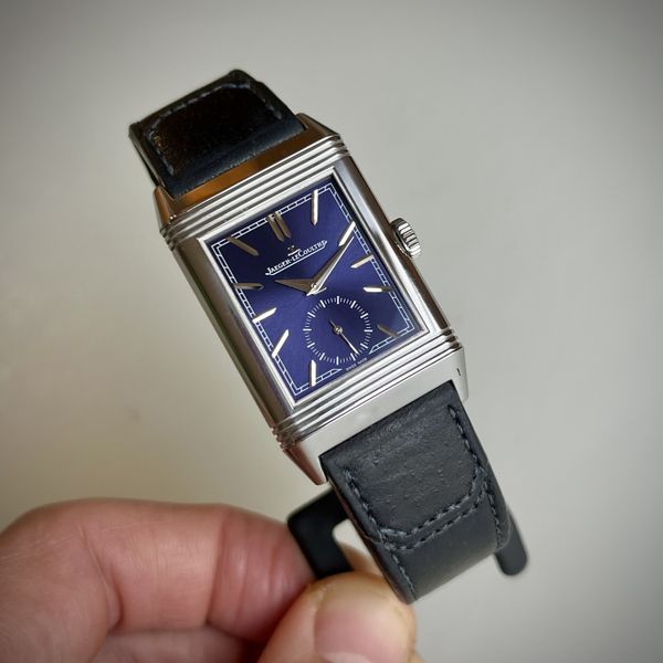 [WTS] Jaeger-LeCoultre Classic JLC Reverso Tribute - Blue Dial ...