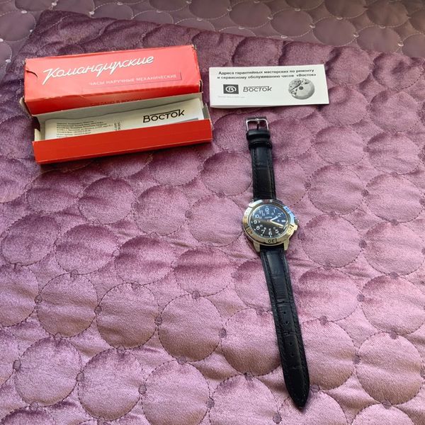 Vostok /Boctok Komandirskie Watch 17 Jewels USSR. 38mm with Date ...