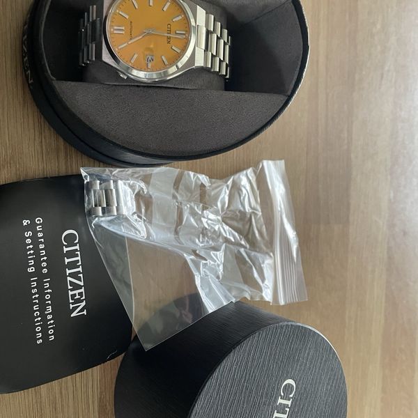 Citizen Tsuyosa Automatic Watch Yellow, 40mm | WatchCharts Marketplace