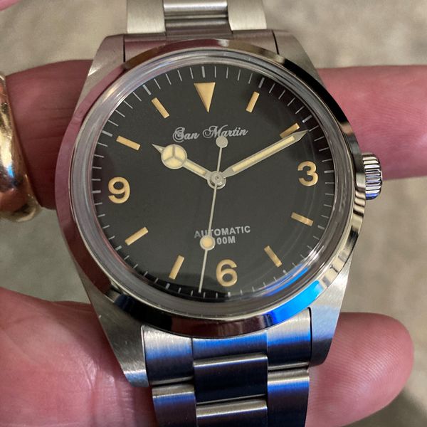 [$160 USD] San Martin "Explorer" 38mm, Old Logo | WatchCharts