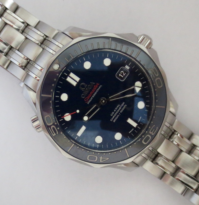 SOLD: OMEGA SEAMASTER PROFESSIONAL 2500 with blue ceramic bezel ...