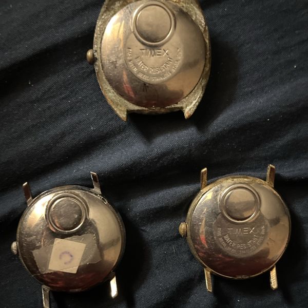 Lot of 3 Timex Electric Watch Heads – For PARTS or REPAIR ONLY ...