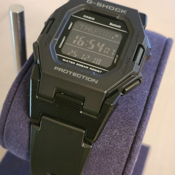 CASIO G-Shock GD-B500-1DR Digital Bluetooth Black Resin Strap Men's ...