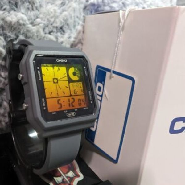 Casio Custom Chronograph Men's Watch - Gray (LF20W-8A2) Sunburst ...