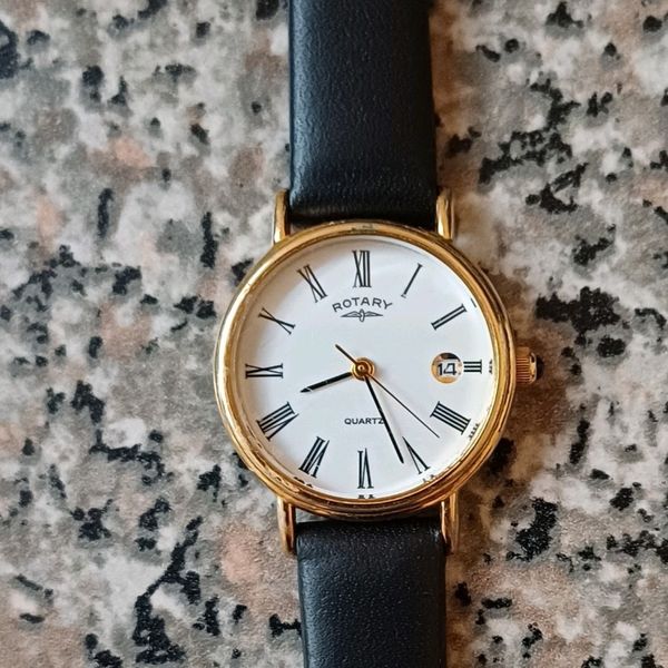 Vintage Ladies Rotary Quartz Watch 3 Microns Gold Plated, New Battery ...