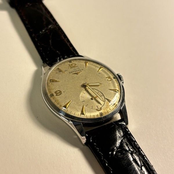 LONGINES Manual Wind Vintage 1950â s Menâ s 17 Jewels Watch Cal. 12.68z | WatchCharts Marketplace