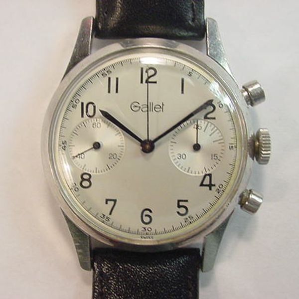 Vintage Gallet chronograph from the late 50s or early 60s | WatchCharts