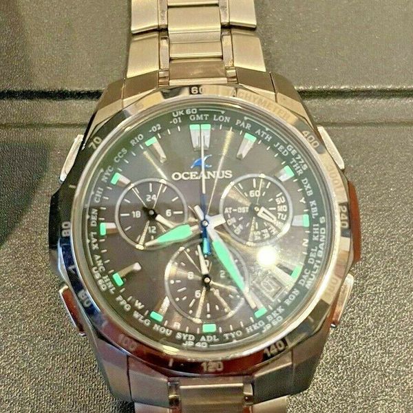 Casio Oceanus OCW-S1000 Watch, Titanium case & Bracelet, Sapphire ...