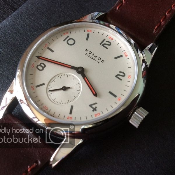 Nomos Club 36mm w/handwound alpha movement | WatchCharts