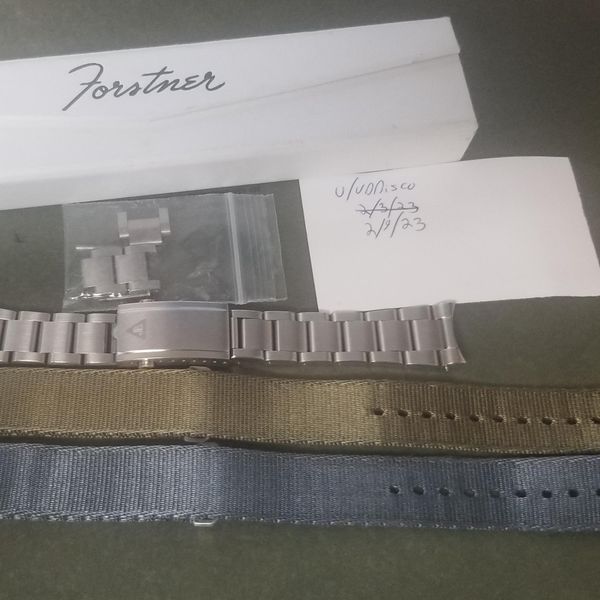 [WTS] Forstner Model O Bracelet for modern Omega Seamaster, 2 x 20mm ...