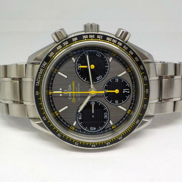OMEGA SPEEDMASTER RACING GRAY DIAL 40MM CHRONOGRAPH WATCH ...