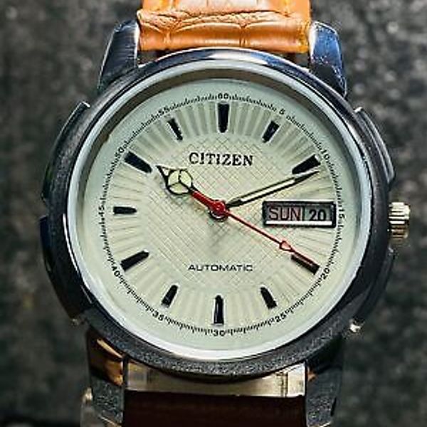 Vintage Citizen Day And Date Automatic Movement Japan Made Men's Wrist ...