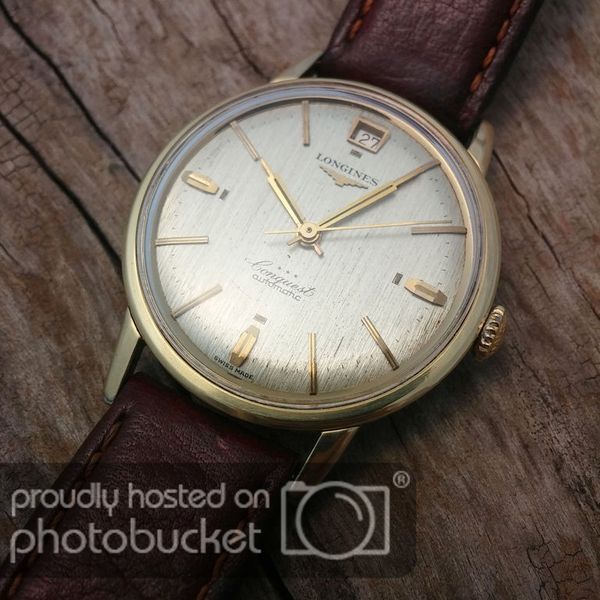 1960(?) vintage LONGINES Conquest cal. 291 in SS/18k YG $700 ...