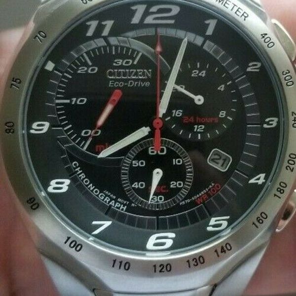 Citizen Eco-Drive Model no. AT1/Cal. No. H57 Racing inspired sport ...