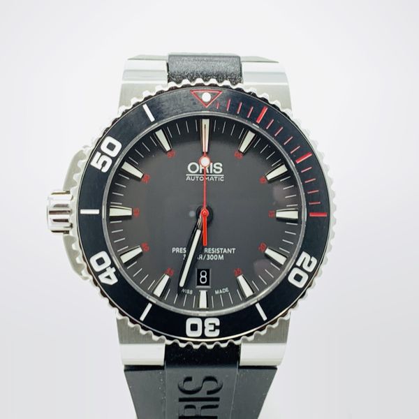 FS: Oris Aquis Red Limited Edition Watch 01 733 7653 4183-SET RS ...
