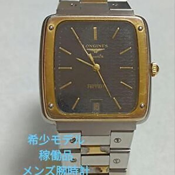 Longines Ferrari Watch Rectangle Black Date Made Men's Vintage 30mm ...