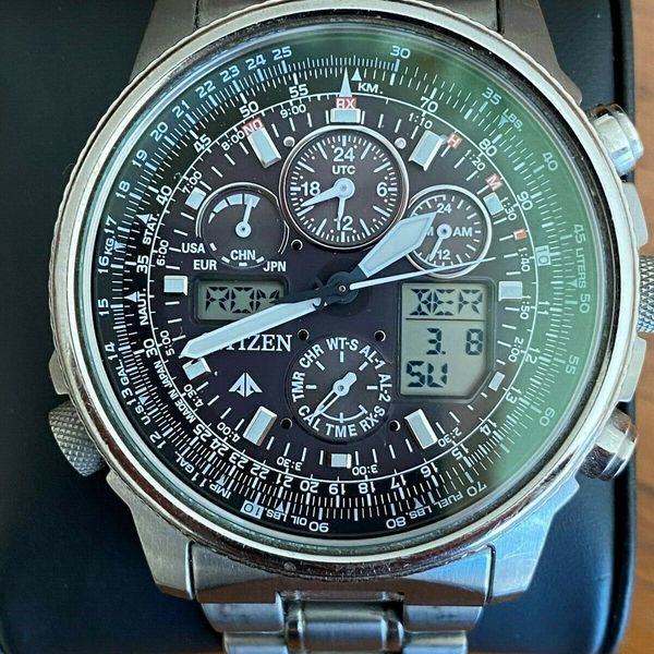 Citizen Eco-Drive Promaster Sky JY8020-52E 45mm Super Titan ...
