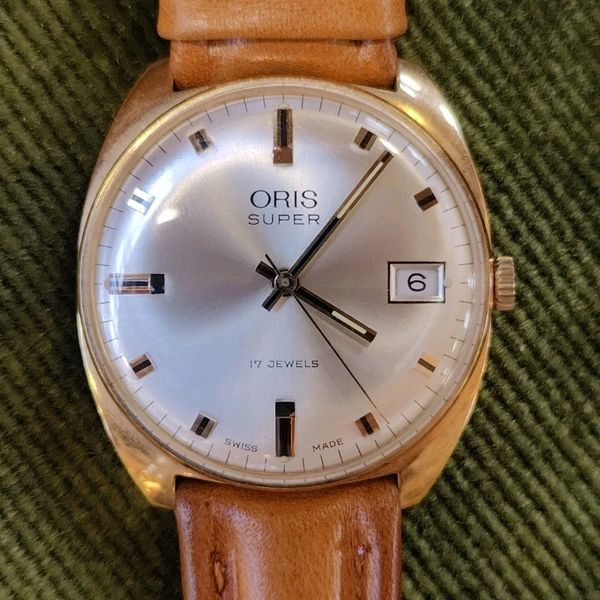 Oris Super Gold Plated Gents Mechanical Great Condition Working | WatchCharts Marketplace