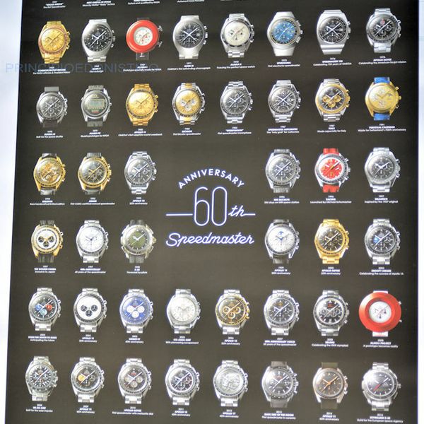 Very Rare Omega Speedmaster 60th Anniversary Poster From 2017 85X60 Cm ...