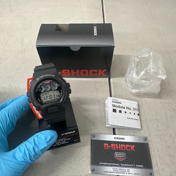 Casio G-Shock Men's Tough Solar Atomic Black Resin Band 50mm Watch ...