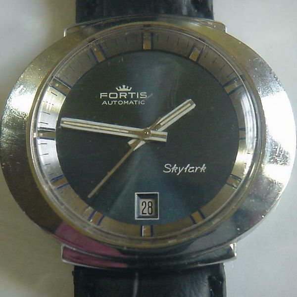Fortis Skylark Automatic 6259 steel watch 21 jewel ETA 2632 from 60's ...