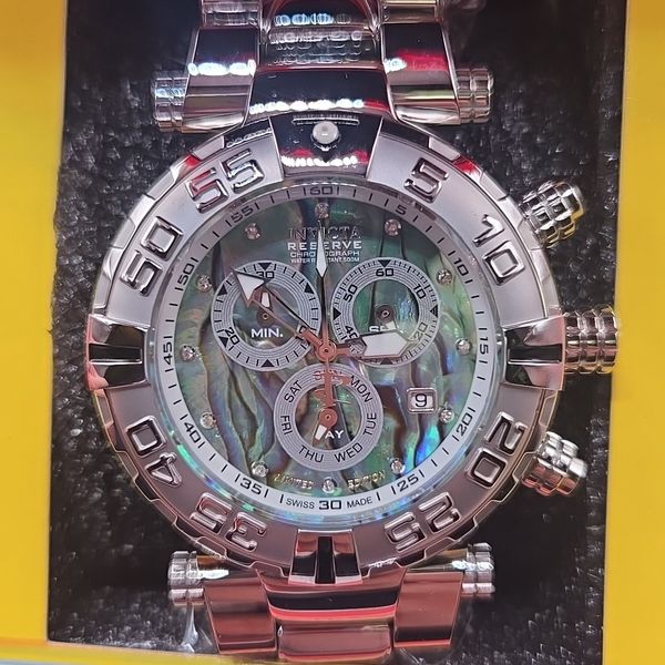 Invicta Subaqua Chrono Abalone Green Dial Men's Watch Model 19928 ...