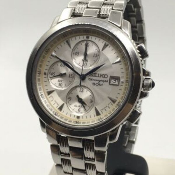 Vintage Seiko 7T62 7T62-0EP0 Quartz Chronograph Chrono Serviced ...