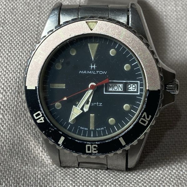 Hamilton Quartz Ref. 762003-3 Diver Watch with Coke Bezel Original ...