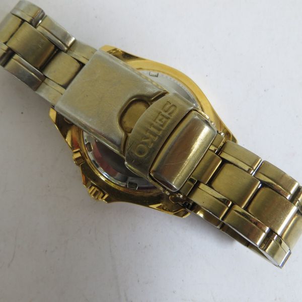 Gent's Vintage Seiko Kinetic Water Resist 50M Wristwatch 5M63-0B90 ...