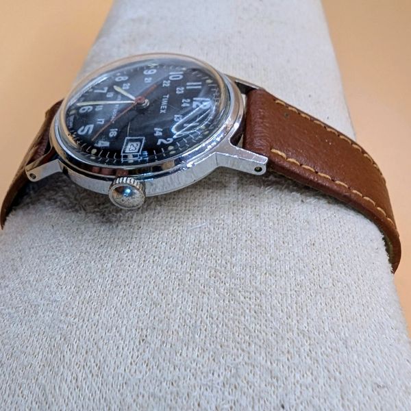 Rare Vintage Timex Sprite Manual 1979 Watch With Date Military Style ...