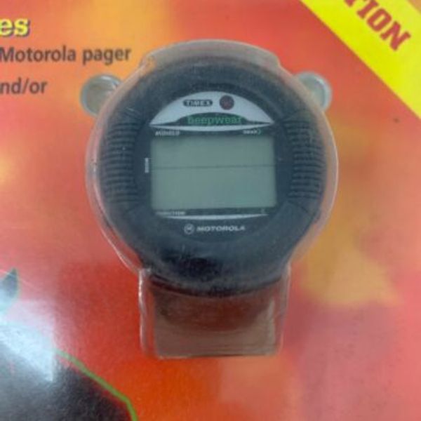 Timex Motorola Beepwear Pager Watch - Brand New - Classic Collectable ...