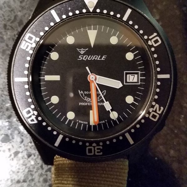FS: SQUALE 1521 PVD 50 Atmos Tritium NOS "T" dial | WatchCharts Marketplace