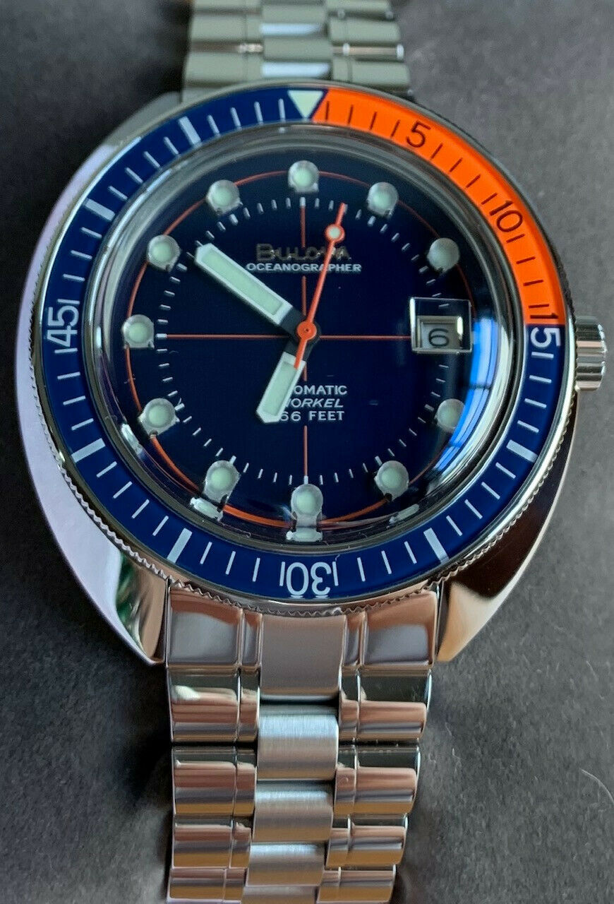 Bulova Archive Series Oceanographer Devil Diver 666 Feet 96B321 ...