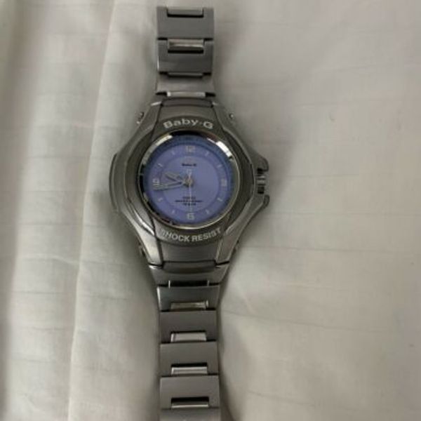 Casio baby-G G-SiS Shock Resist Casio 2351 Metal Body Blue Face Watch ...