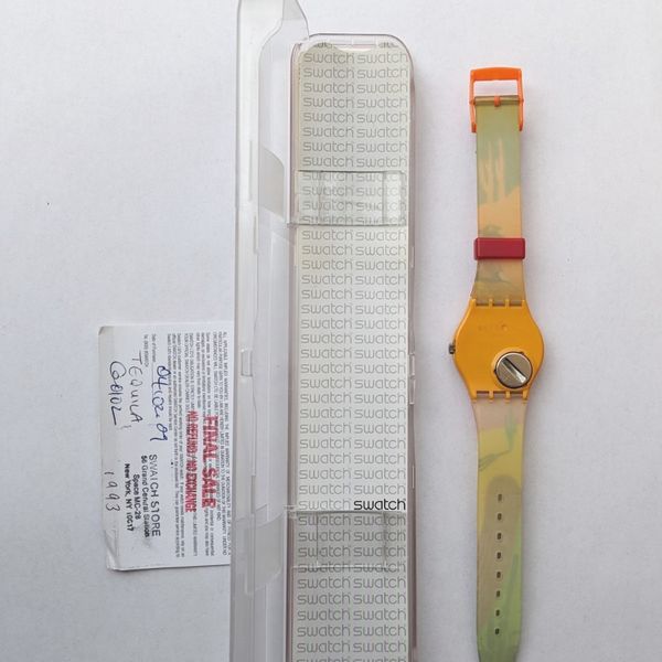 Swatch Watch 1993 Tequila | WatchCharts Marketplace
