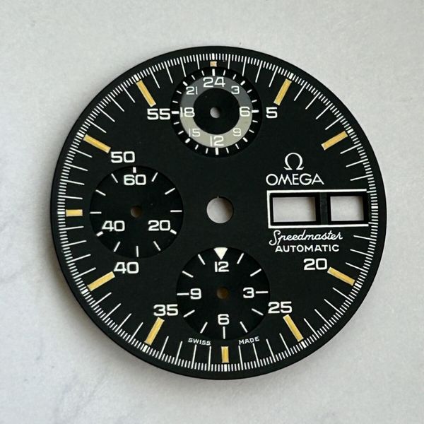 Omega 1045 Lemania 5100 Speedmaster dial 176.012 Vintage new Black ...