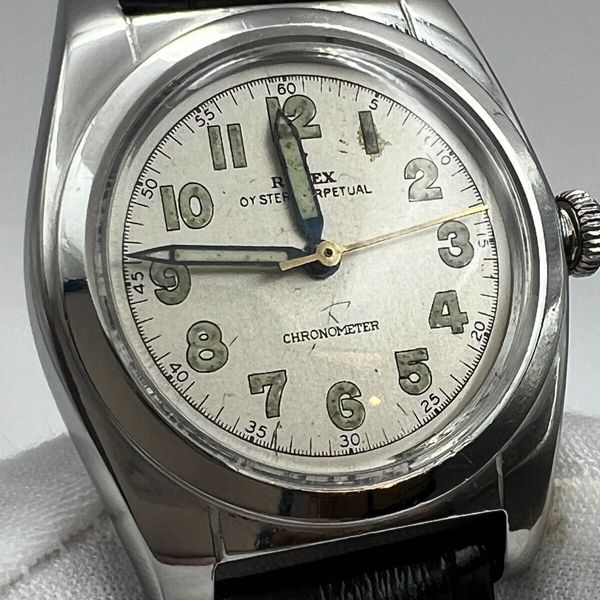 RARE Vintage 1940s Rolex Ref. 2940 Oyster Perpetual Bubbleback ...