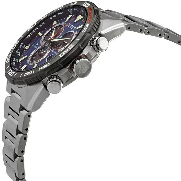 Citizen Promaster Land Eco-Drive Chronograph Blue Dial Watch - CB5034 ...