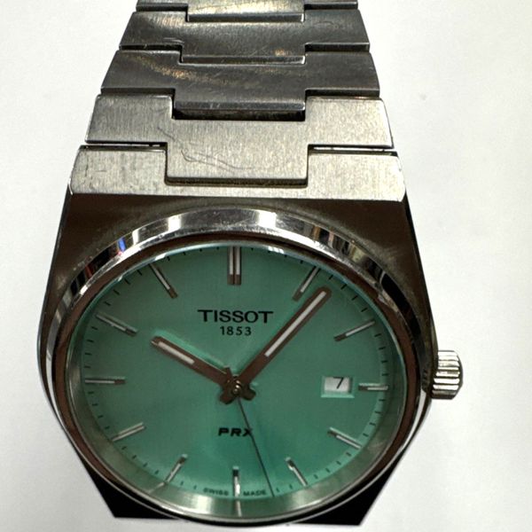 Tissot PRX 40mm Light Green Dial Watch - FREE SHIPPING | WatchCharts ...