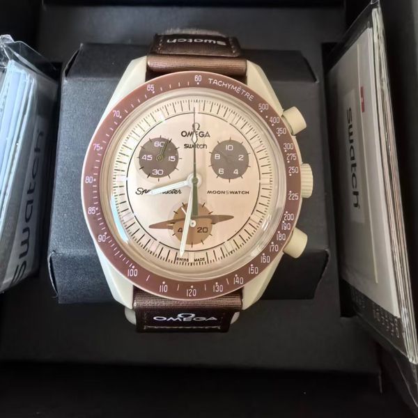 OMEGA x Swatch MoonSwatch Mission To SATURN Watch -With Box ...