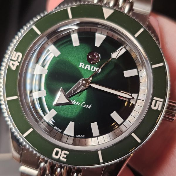 [WTS] Rado Captain Cook Green (with 2 oem bracelets, and leather w ...