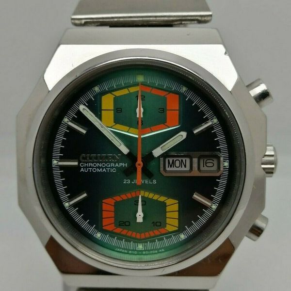 ULTRA RARE CITIZEN ASTRONAUT CHRONOGRAPH REFERENCE 67-9151,DIAL CODE ...