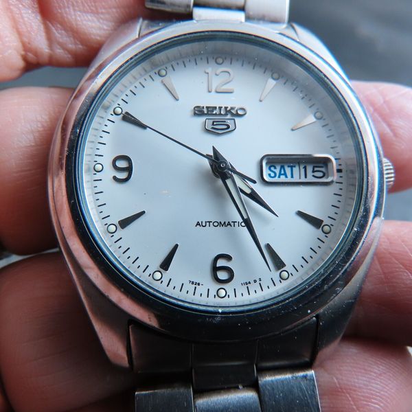 7S26 Japan Seiko No.5 Daydate Automatic Men Watch | WatchCharts Marketplace