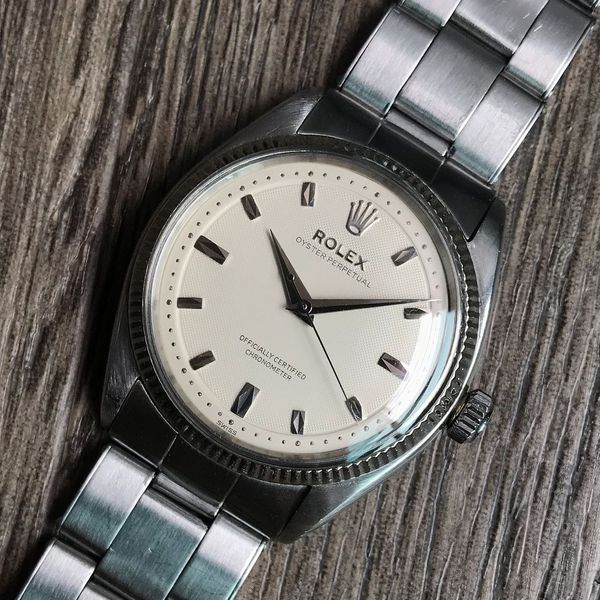 FS: Vintage Rolex 6567 honeycomb dial, with 7205 rivet bracelet with ...