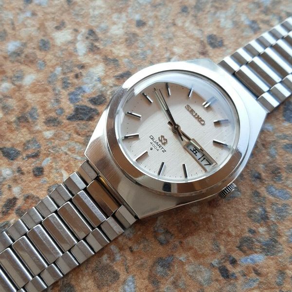 Vintage Seiko Quartz 4004 SQ 0903 8029 February 1976 Textured Chinese ...