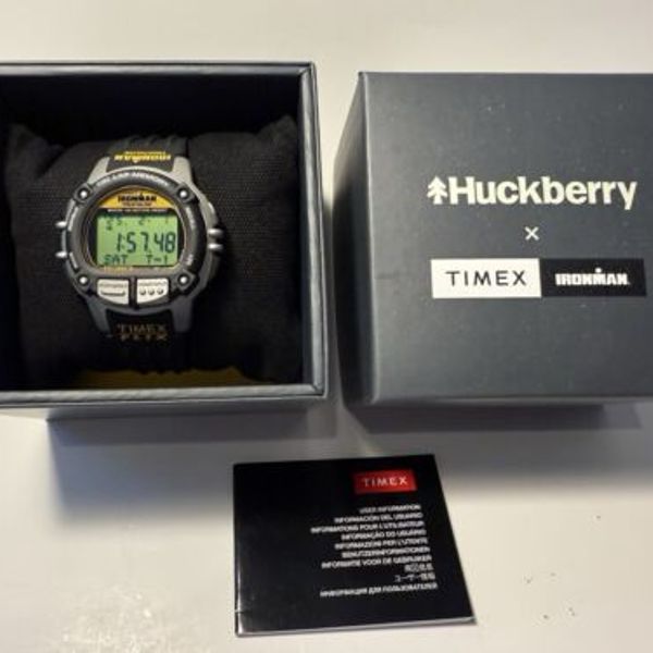 NEW Timex x Huckberry Ironman Flix Reissue Collab, 100 Lap Men's Watch ...