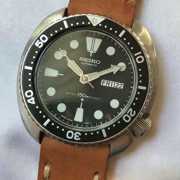 VINTAGE SEIKO DIVER 6309-7049 TURTLE AUTOMATIC MEN'S WATCH 7040 | WatchCharts