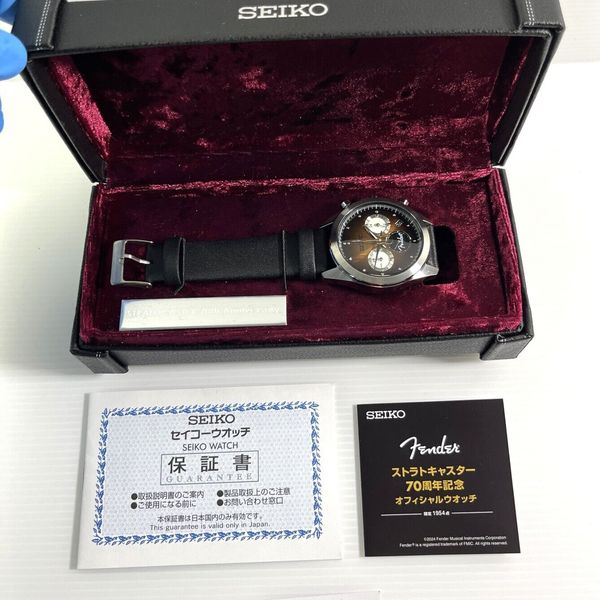 Seiko Fender Stratocaster 70th Anniversary Official Watch Limited - New ...