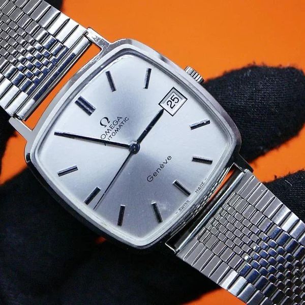 [WTS] Omega Automatic Geneve Square Silver Sunburst Dial 162.0060 from ...