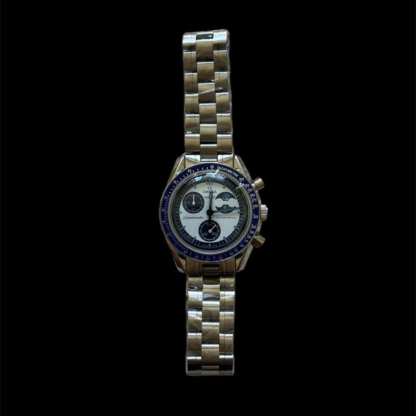 Stainless Steel Case - Omega x Swatch MoonSwatch MOD - Blue Moon Snoopy ...